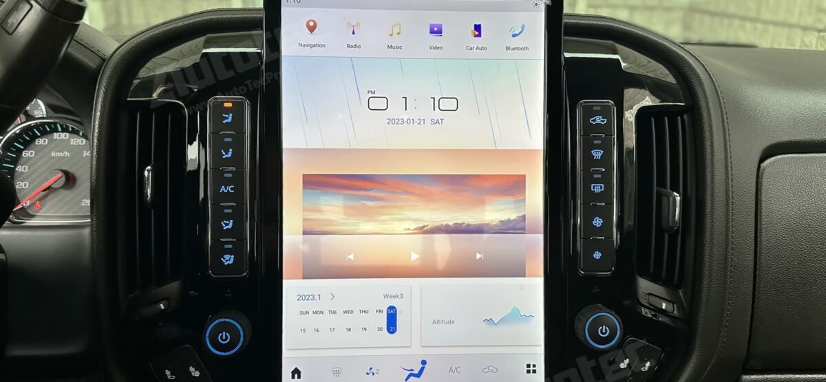 Chevrolet Silverado / GMC Sierra (2014 – 2019) 15.6″ IPS QHD 2K Touch ...