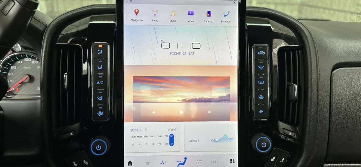 Chevrolet Silverado / GMC Sierra (2014 – 2019) 15.6″ IPS QHD 2K Touch ...