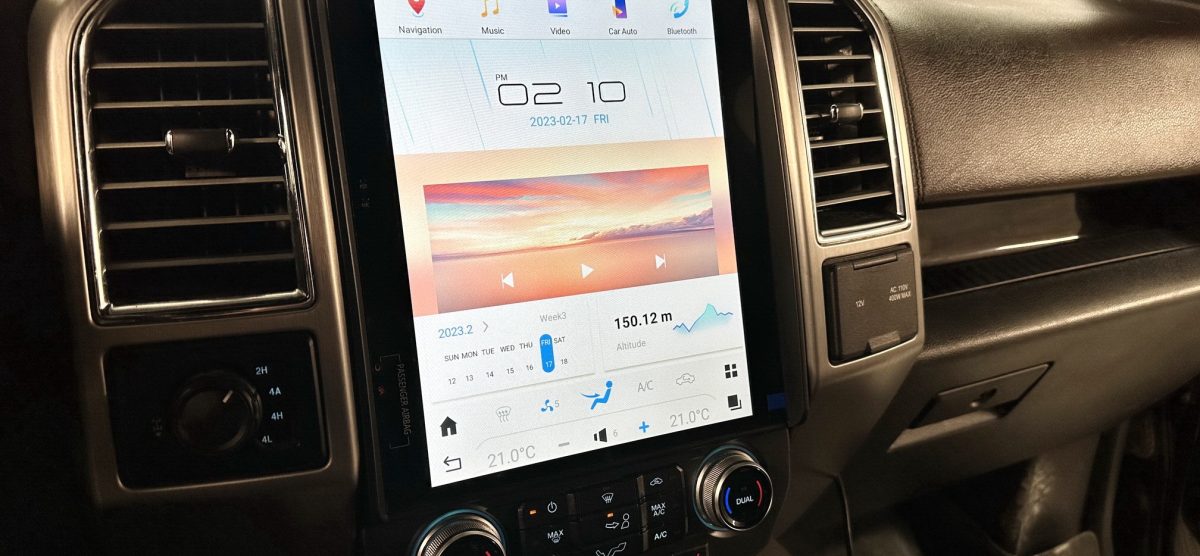 Ford F150 (2015 – 2021) 12.1″ IPS Touch-Screen Android Navigation ...