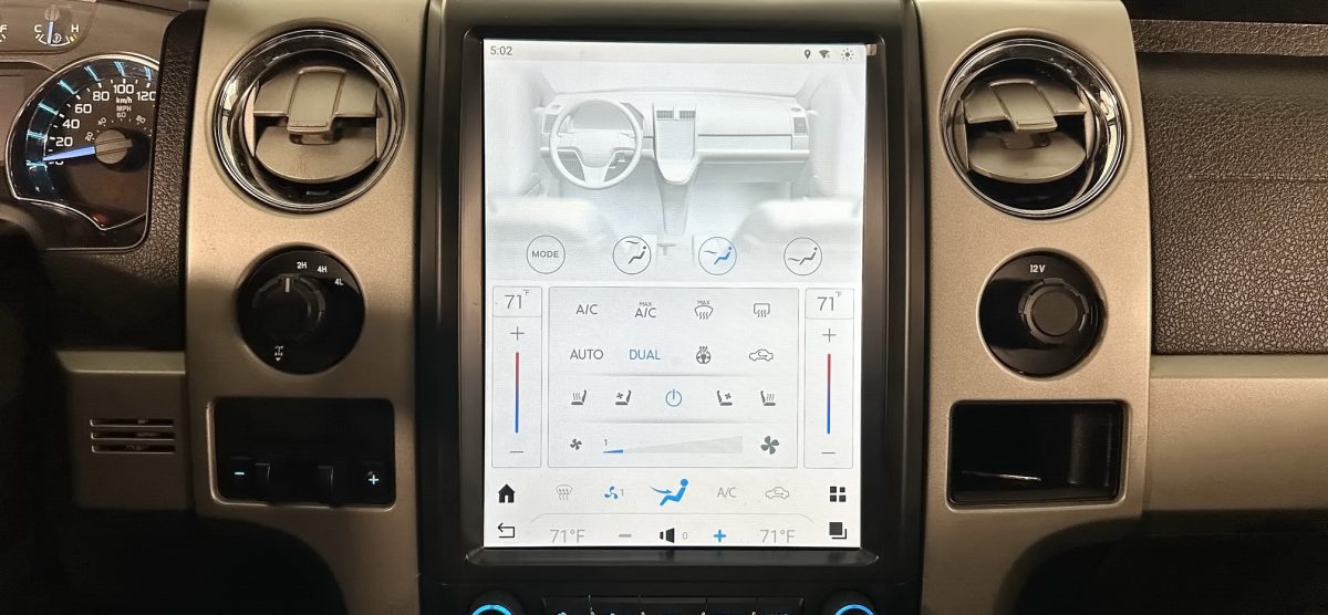 Ford F150 (2009 – 2014) 12.1″ IPS HD Touch-Screen Android Navigation ...