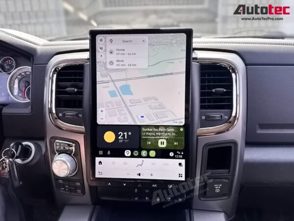 Dodge RAM (2013 – 2018) 14.4″ IPS QHD 2K Touch-Screen Android ...