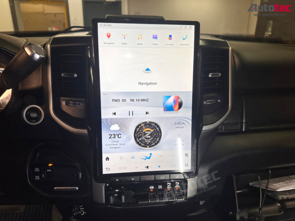 Dodge RAM (2019 – 2024) 14.4″ IPS QHD 2K Touch-Screen Android ...