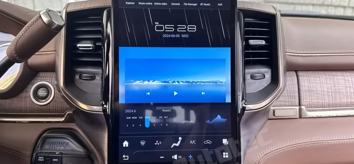 Dodge RAM (2019 – 2024) 14.4″ IPS QHD 2K Touch-Screen Android ...