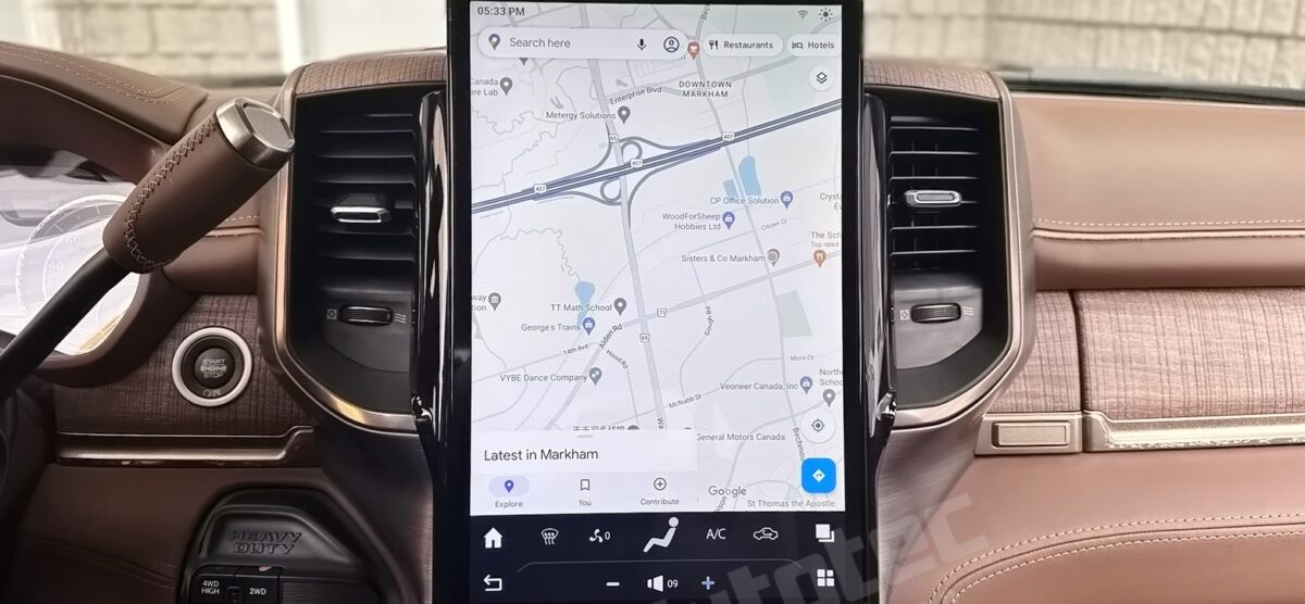 Dodge RAM (2019 – 2024) 14.4″ IPS QHD 2K Touch-Screen Android ...