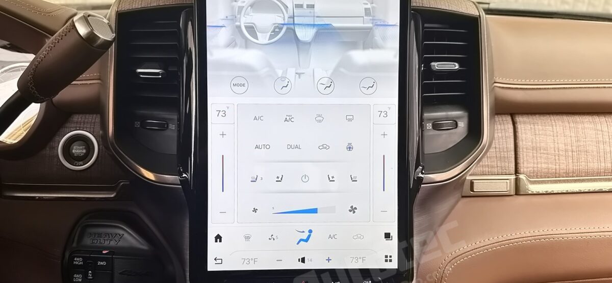 Dodge RAM (2019 – 2024) 14.4″ IPS QHD 2K Touch-Screen Android ...