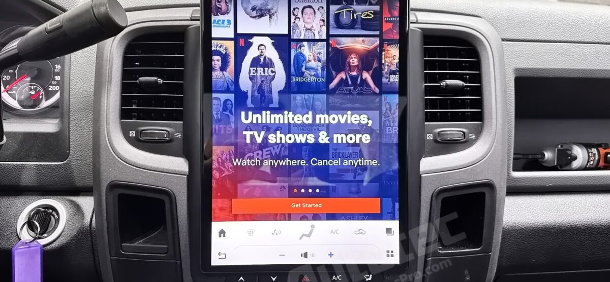 Dodge RAM (2013 – 2018) 14.4″ IPS QHD 2K Touch-Screen Android ...