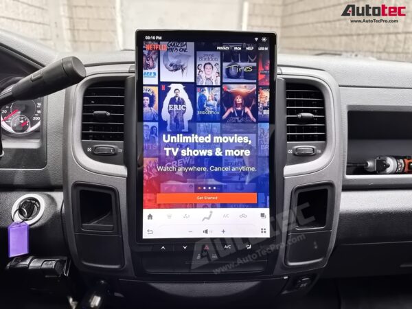 Dodge RAM (2013 – 2018) 14.4″ IPS QHD 2K Touch-Screen Android ...