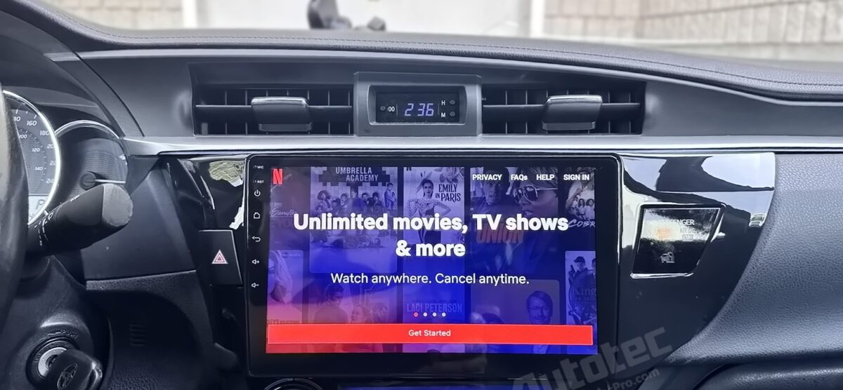 Toyota Corolla (2014 – 2016) 10.1″ HD Touch-Screen Android Navigation ...