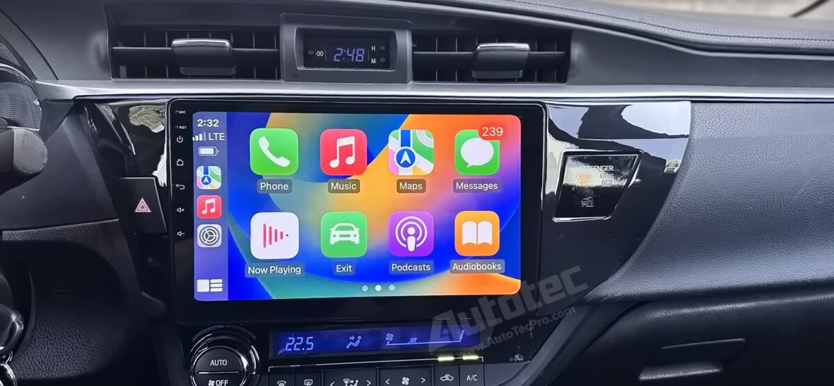 Toyota Corolla (2014 – 2016) 10.1″ HD Touch-Screen Android Navigation ...