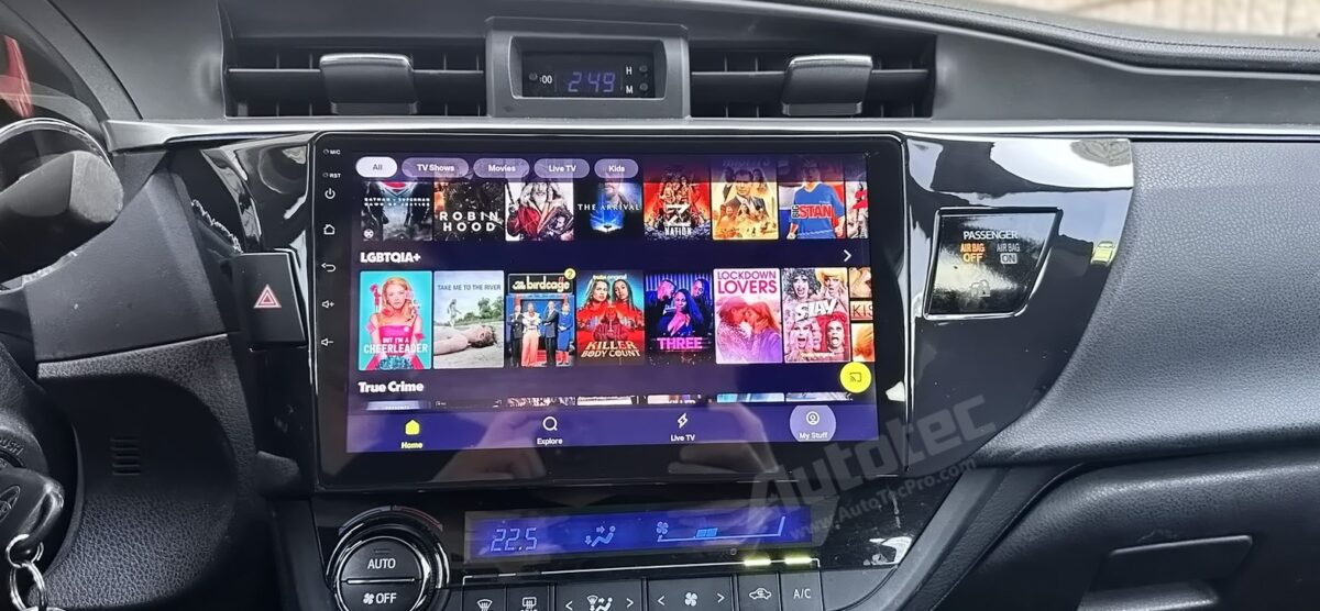 Toyota Corolla (2014 – 2016) 10.1″ HD Touch-Screen Android Navigation ...