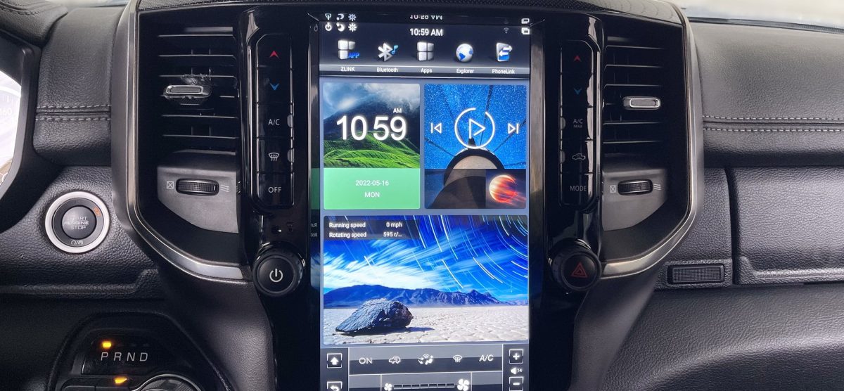 Dodge RAM (2019 – 2023) 12″ HD Tesla-Style Navigation & Infotainment ...