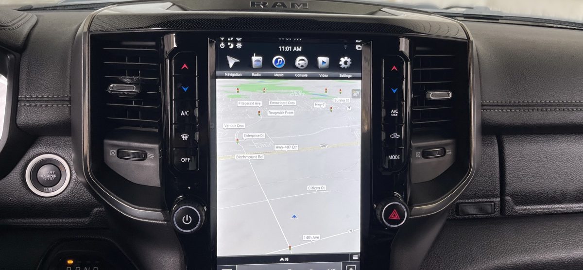 Dodge RAM (2019 – 2023) 12″ HD Tesla-Style Navigation & Infotainment ...
