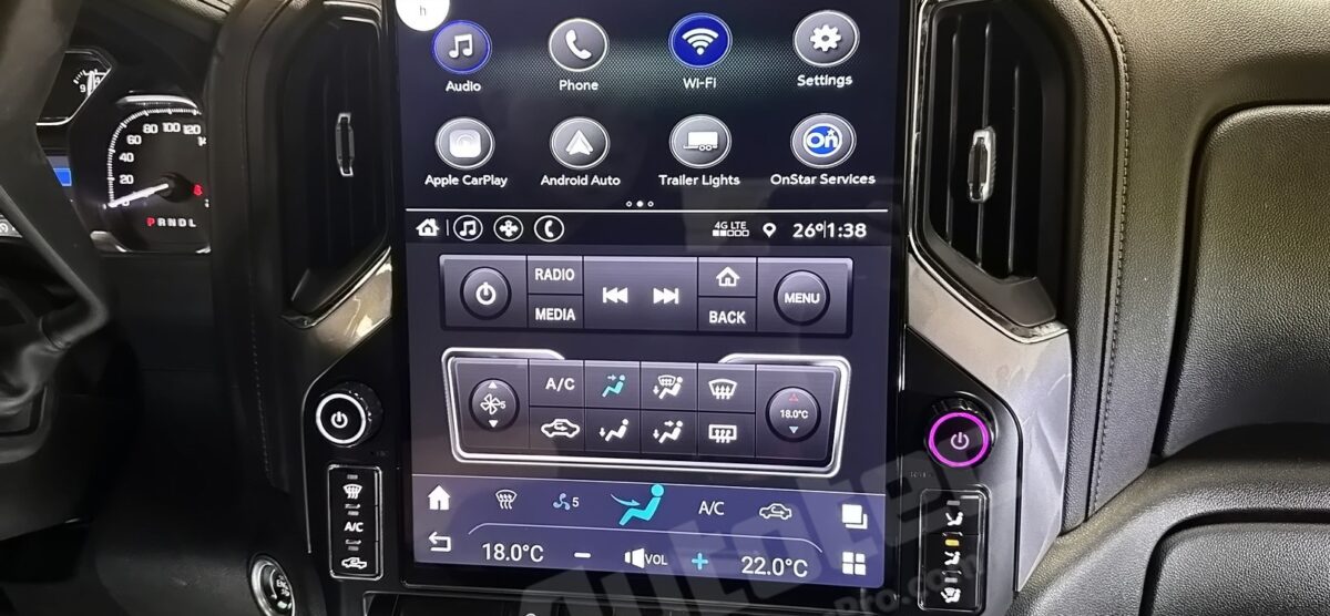 Chevrolet Silverado / GMC Sierra (2019 – 2025) 15.6″ IPS QHD 2K Touch ...