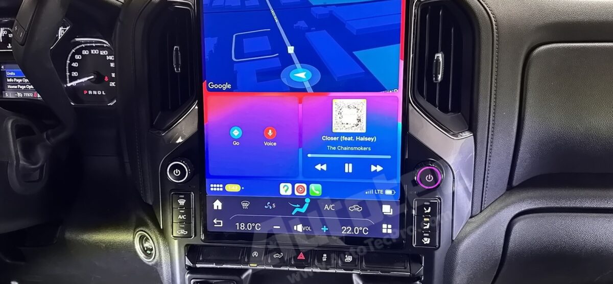 Chevrolet Silverado / GMC Sierra (2019 – 2025) 15.6″ IPS QHD 2K Touch ...