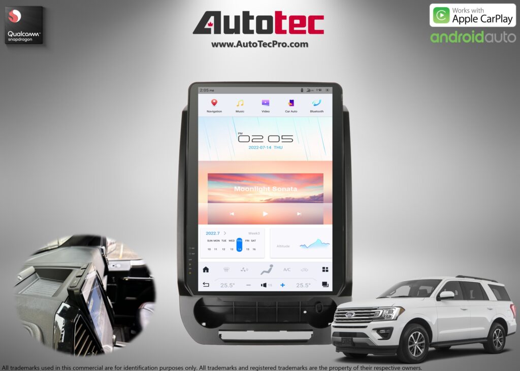 Ford Expedition (2018 – 2021) 14.4″ IPS QHD 2K Touch-Screen Navigation ...