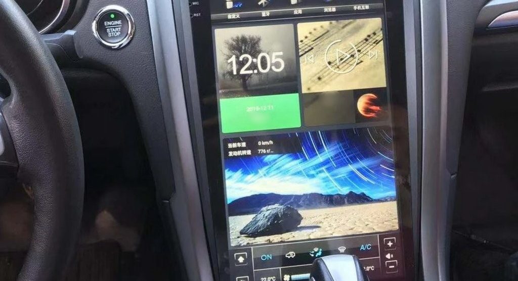 Ford Fusion (2013 – 2020) 13.6″ IPS HD Touch-Screen Android Navigation ...