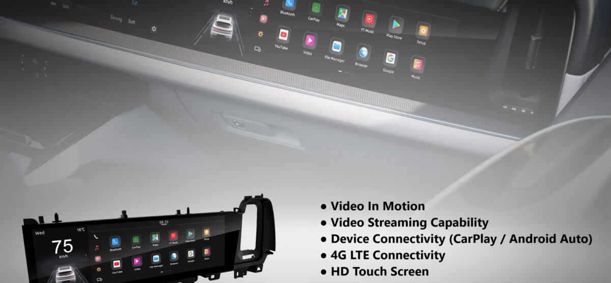 Porsche Cayenne (2024+) 16″ HD IPS Passenger Side Touchscreen Display ...