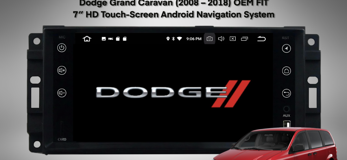 Dodge Grand Caravan (2008 – 2018) OEM FIT 7″ HD Touch-Screen Android ...