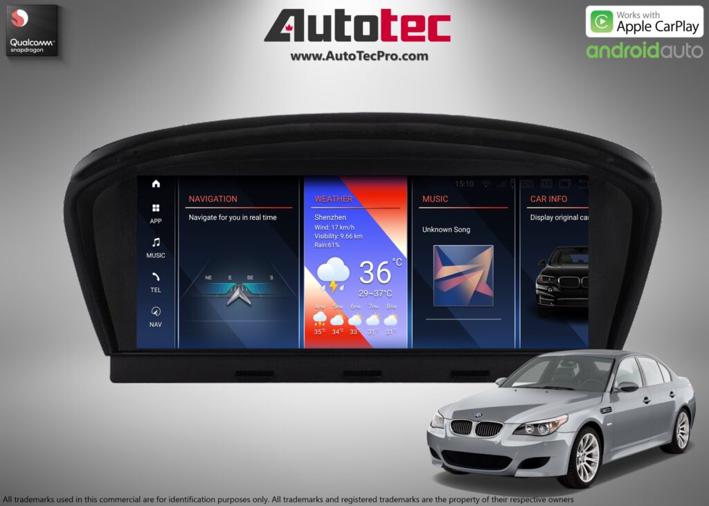 BMW 3 Series (2006 – 2012) E90 / E91 / E92 OEM FIT 8.8″ HD Touch-Screen ...