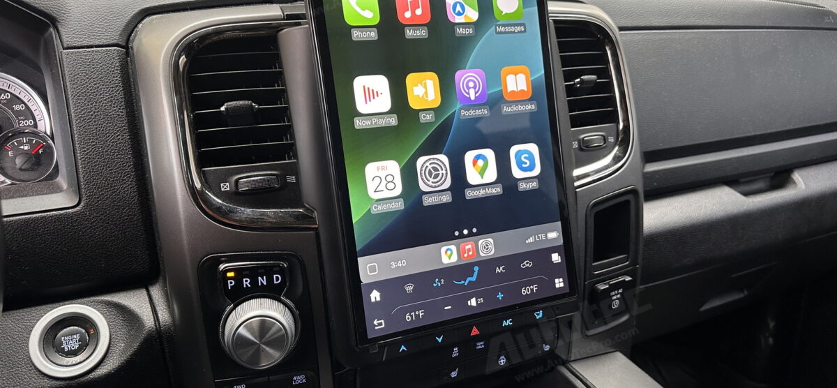 Dodge RAM (2013 – 2018) 14.4″ IPS QHD 2K Touch-Screen Android ...