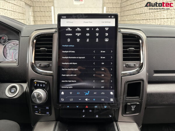 Dodge RAM (2013 – 2018) 14.4″ IPS QHD 2K Touch-Screen Android ...